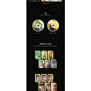 CRAXY Dance with God 2nd Mini Album GAIA Version CD+80p PhotoBook+2p PhotoCard+1p Folded Photo+1p PostCard+1p Transparency Card+Sticker+Tracking Kpop Sealed