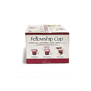 Broadman Church Supplies Pre-filled Communion Fellowship Cup, Juice and Wafer Set, 500 Count