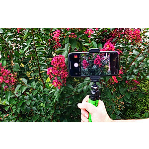 DaVoice Tripod Phone Mount Adapter, 360 Rotating Holder, Compatible with iPhone Smartphone Camera Stand, Universal Cell Phone Attachment Clip Clamp