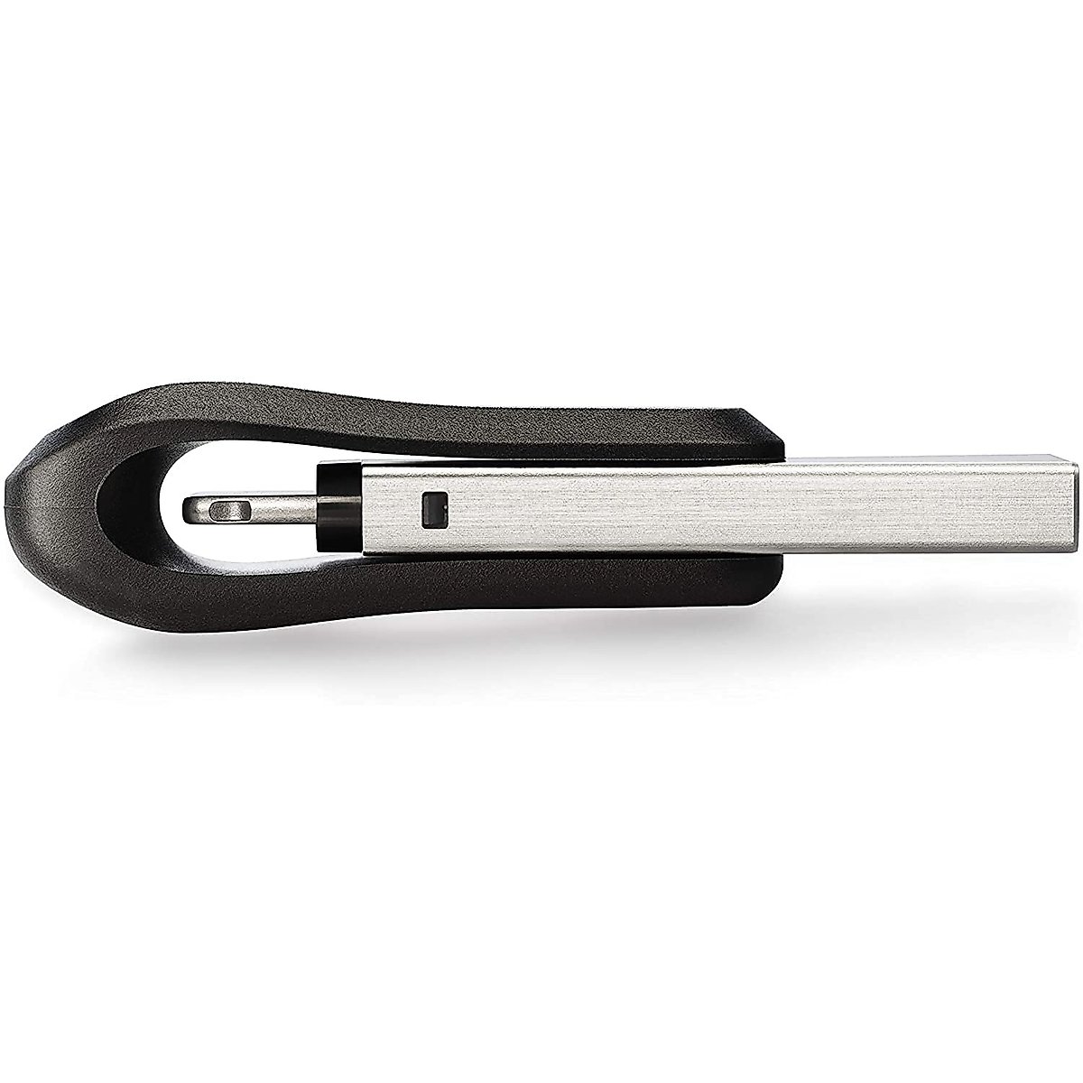 SanDisk 256GB iXpand Flash Drive Go for iPhone, iPad, Computer, Laptop - USB 3.0 Dual Drive with Reversible Lightning/TypeA Connectors SDIX60N-256G-GN6NE Bundle with 1 Everything But Stromboli Lanyard