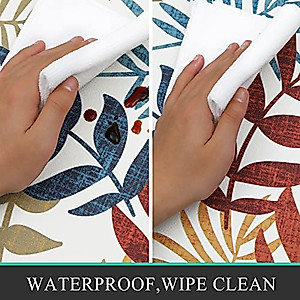 Pauwer Anti Fatigue Kitchen Floor Mat Set of 2 Waterproof Non Skid Kitchen Rugs and Mats Heavy Duty PVC Foam Cushioned Kitchen Runner Floor Mat Carpet for Kitchen Laundry Office