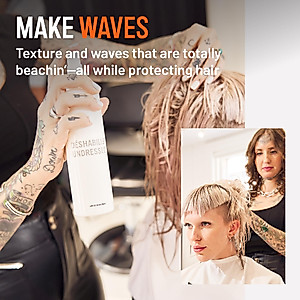 Hairstory Undressed, Texturizing Salt Free Hairspray, Ideal for All Hair Types, Beach Waves & UV Protection, Volumize & Enhance Hair Texture, 8oz