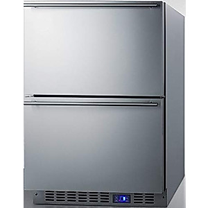 Summit SPFF51OS2D Built-in Drawer Freezer, Stainless Steel