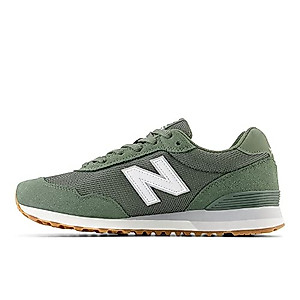 New Balance Men's 515 V3 Sneaker, Deep Olive Green/White, 8.5