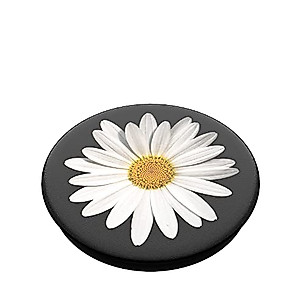 PopSockets PopTop (Top only. Base Sold Separately) Swappable Top for PopSockets Phone Grip Base - White Daisy