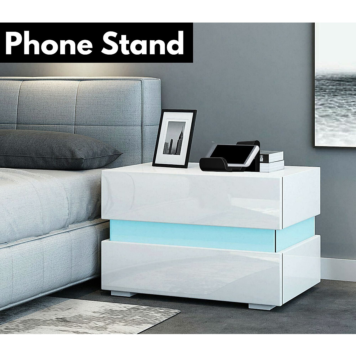 Alnoor USA Gaming Controller Holder, Game Controller Headset Stand Bracket for Xbox Series X S/Xbox one / PS5 / PS4 / NS/PC/Headset