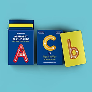 Blue Ginkgo Montessori Sand Tray – Premium Wooden Tray with Lid for Letter Tracing, Numbers, Drawing, Classroom Use (9.8 x 6.7 Inches)