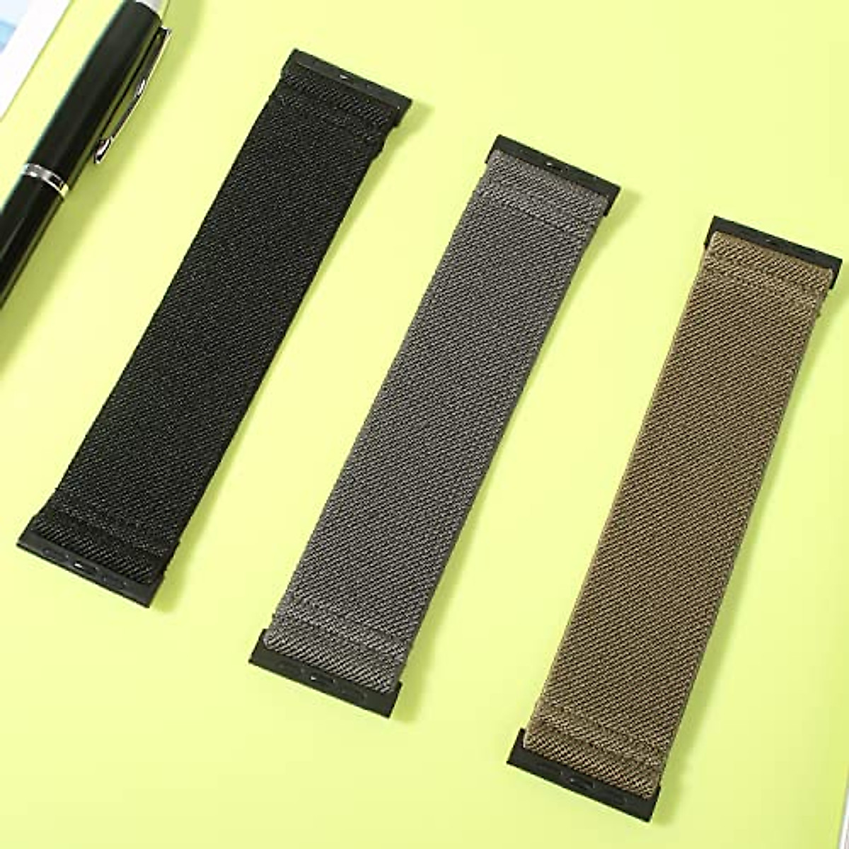 Ultra Wide Solo Loop Bands Compatible With Apple Watch Band 49mm 38mm 40mm 41mm 42mm 44mm 45mm, Nylon Stretchy Braided Elastic Sport Women Men Strap for iWatch Series Ultra 8 7 6 5 4 3 2 1 SE, 3 Packs