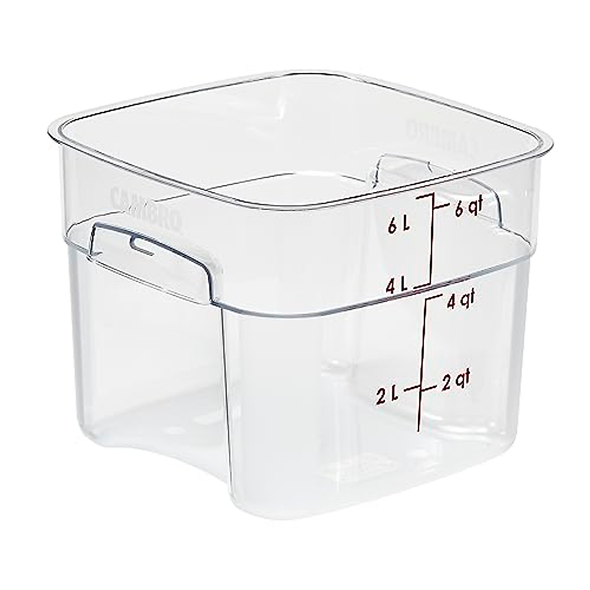 Cambro FreshPro 6Qt Food Storage Container in Clear for Industrial and Kitchen Use, Pantry Organization and Food Freshness
