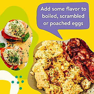 Just Spices Egg Topping, 1.94 OZ I Breakfast and egg seasoning with white sesame, chilli, grated tomato, sea salt and more