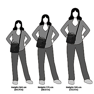 KL928 Men's Messenger Bag - Crossbody Shoulder Bags Travel Bag Man Purse Casual Sling Pack for Work Business