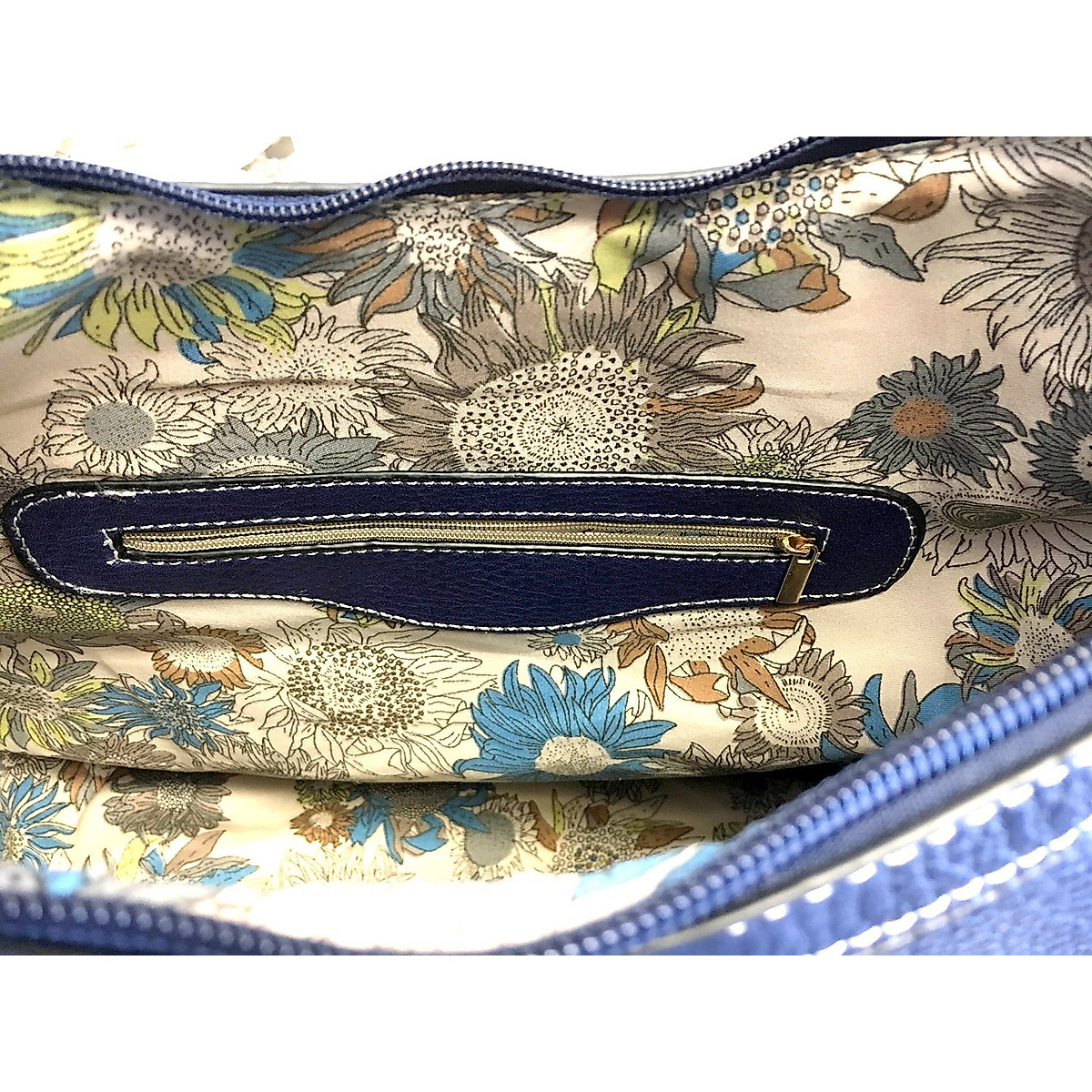 Cross Body Gun Concealment Purse Left/Right Hand 8007 BLUE