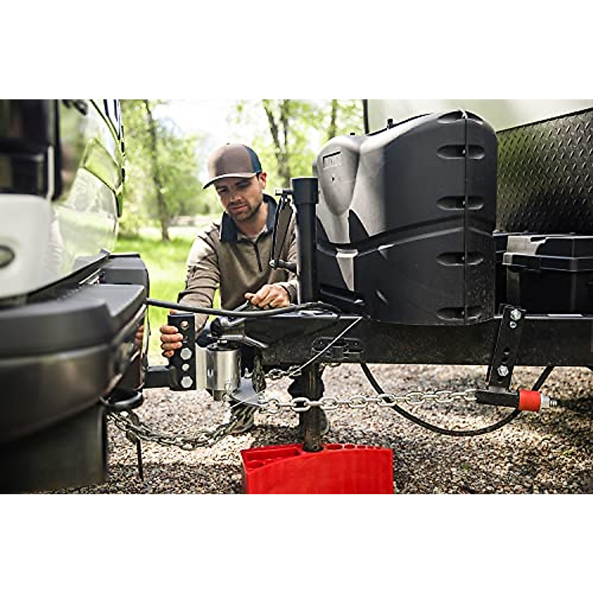 ANDERSEN HITCHES | Weight Distribution Hitch | No Bounce No Sway | Tow Accessories | Universal Hitch Towing System Kit | Easy Trailer Control | 4" Drop/Rise, 2-5/16" Ball, 14k lb GTWR, 1400 lb tongue weight | Grease free system | 3350