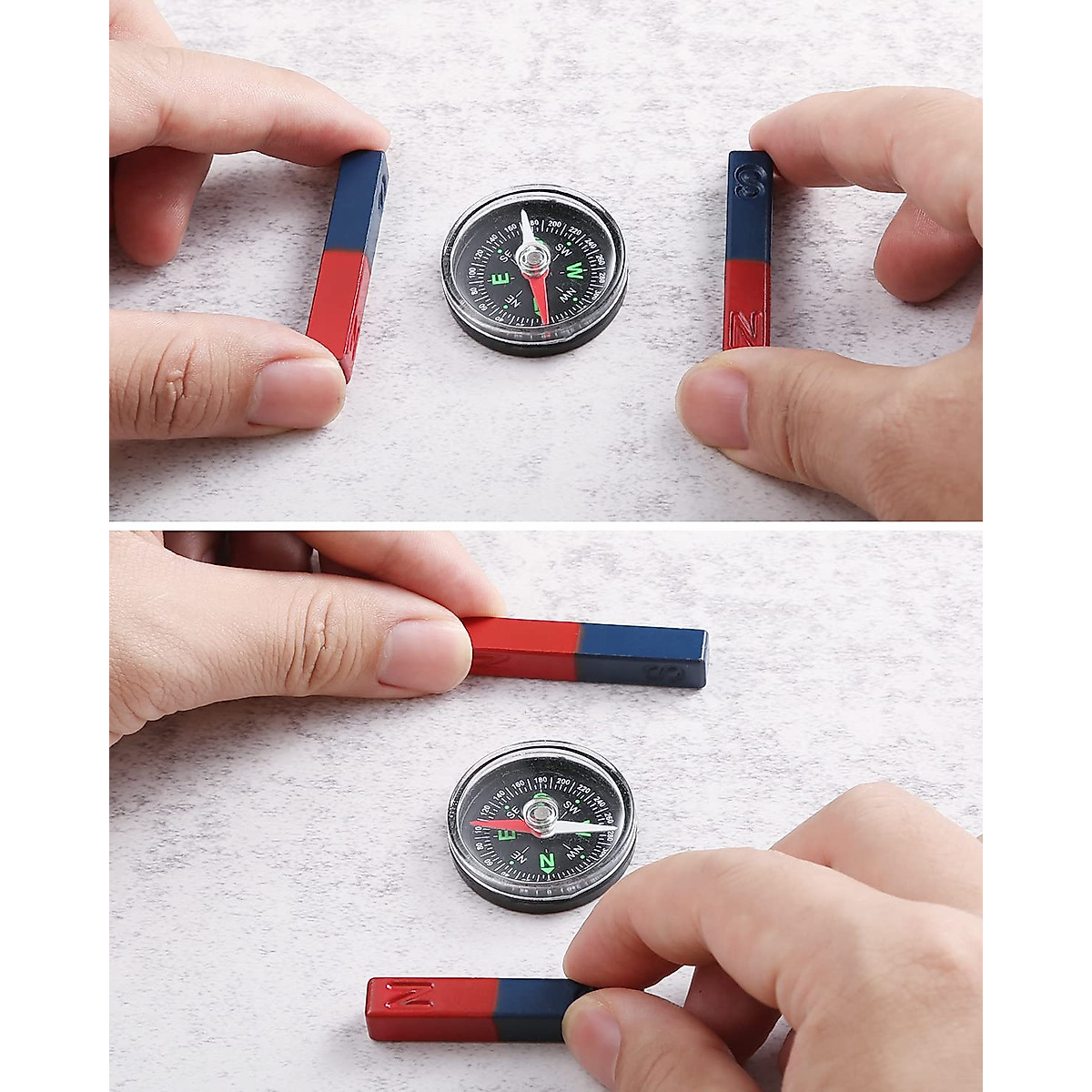 Sntieecr Labs Junior Science Magnetism Set for Experiment Education, Science Experiment Tool Physics Educational Toys for Kids Teen