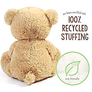 BenBen Teddy Bear for Girlfriend, 10 inch Teddy Bear Stuffed Animal with Honey Pot, Funny Plush Bear Toy Gift for Her, Women, Wife on Christmas Valentine's Day Anniversary