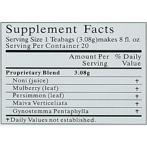 Noni Dieters Drink-extra strength- 20 Tea bags