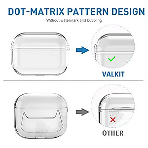 Valkit Compatible Airpods Pro 2nd Generation Case, Clear Soft TPU AirPods Pro 2 Case Cover for Women Men Transparent Protective Shockproof iPods Pro 2 Case Skin for Airpods Pro 2nd Gen 2022