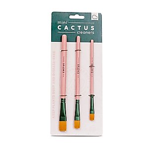 Bubblegum Stuff Mini Cactus Cleaners - Cleaning Brush Set - Brush Cleaner and Sweeper for Cactus - 3 Cleaning Brushes for Cactuses…