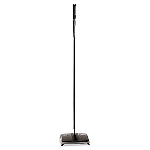 Rubbermaid Commercial Galvinized Steel Carpet & Floor Sweeper, Cordless Sweeper, Hardwood Floor Cleaner, Push Broom