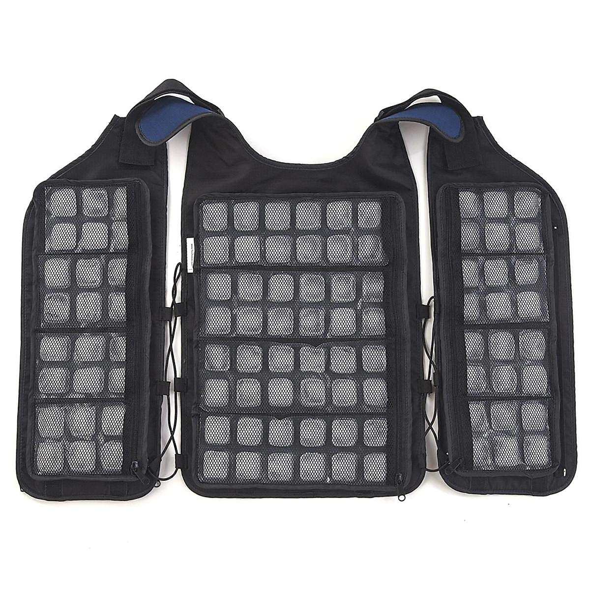 FlexiFreeze Ice Vest Cooling Kit - Cooling Vest with Additional Refill Panel and Travel Cooler (Personal Zipper)