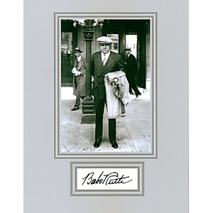Kirkland Babe Ruth 8 X 10 Autograph Photo on Glossy Photo Paper