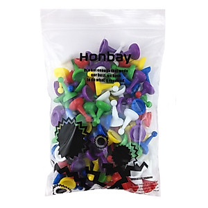 Honbay 120pcs Multi-Color Pawns Pieces for Board Games, Tabletop Markers Component