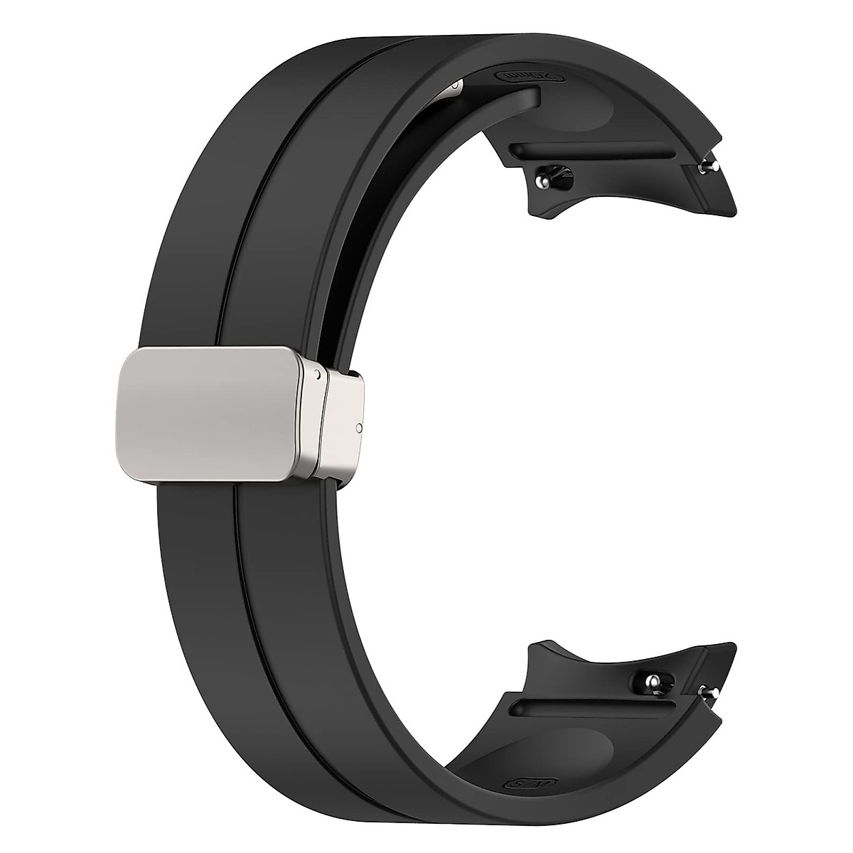 Magnetic Silicone Band for Samsung Galaxy Watch 7/6/5/4/fe Band 40mm 44mm/Watch 6 Classic 47mm 43mm/4 Classic 46mm 42mm Women/Men,for Samsung Watch 5 Pro Band 45mm,No Gap Strap Replacement Wristband