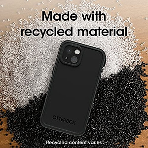 OtterBox FRĒ Series Waterproof Case with MagSafe (Designed by LifeProof) for iPhone 14 Plus - Black