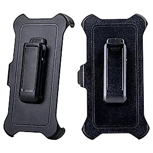 WallSkiN 2 Pack Replacement Belt Clip Holster for Apple iPhone XR OtterBox Defender Series Case | Clip for Belt Holder (Case Not Included)