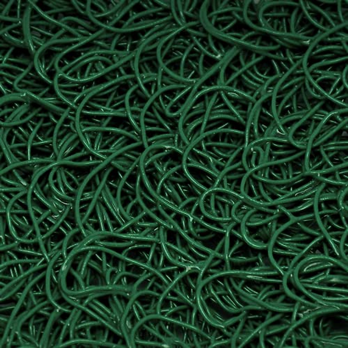 American Floor Mats Vinyl Mesh Heavy-Duty Entrance Green 3' x 6' Scraper Mat Without Backing/Borders - Drainable