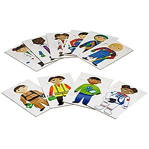 Kids for Culture: Career Kids: STEM Edition Puzzle-10 Puzzle Pack-40 Pieces. Interchangeable Heads and Body. STEM Education Ages-2-6