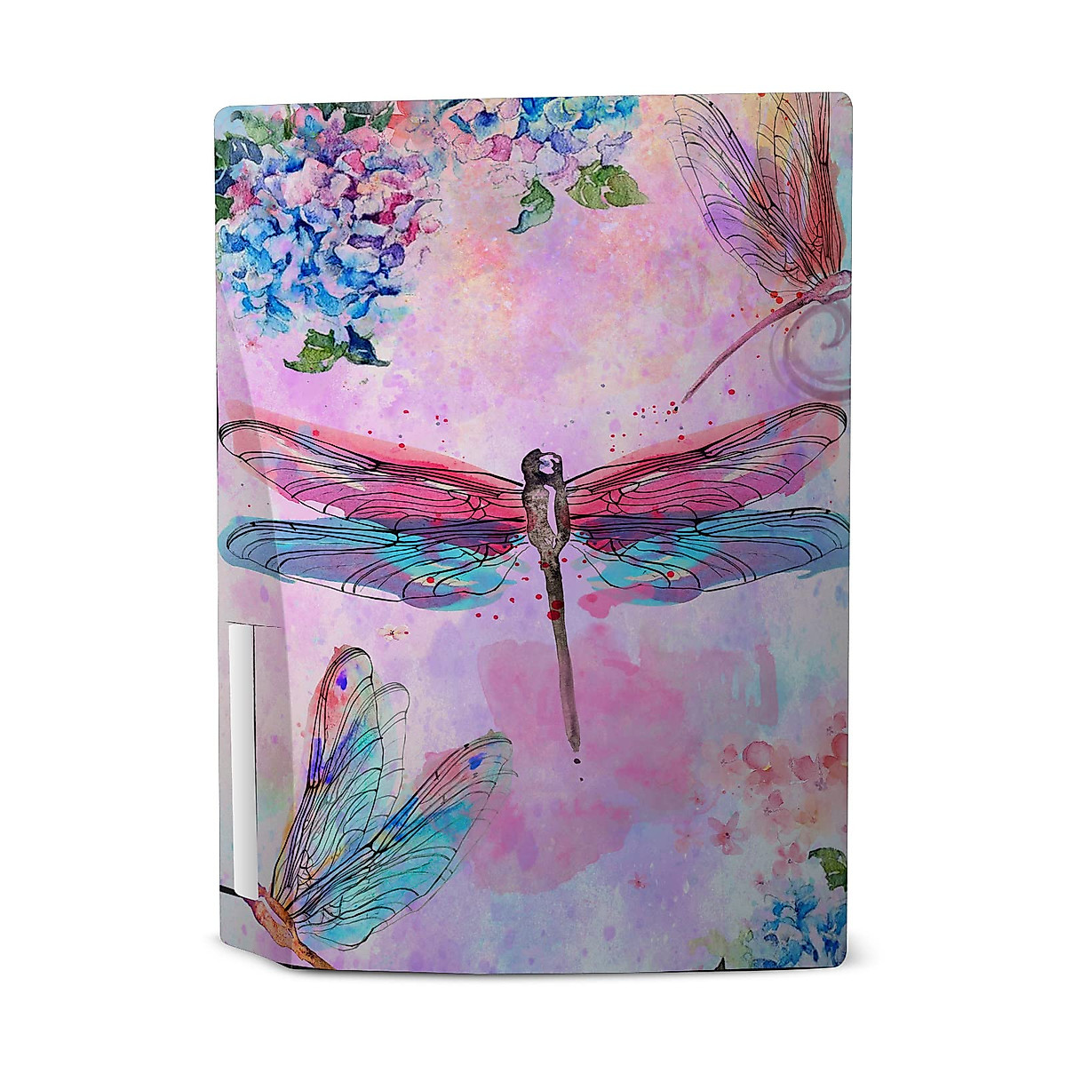 Head Case Designs Officially Licensed Jena DellaGrottaglia Dragonflies Animals Vinyl Faceplate Gaming Skin Decal Compatible With Sony PlayStation 5 PS5 Disc Edition Console & DualSense Controller