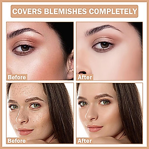 Under Eye Concealer for Dark Circles Color Corrector Pro Concealer Full Coverage Concealer de oieras Long-lasting Cover up Makeup Waterproof Concealer Makeup -02 LIGHT CREAM
