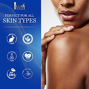 FAIR & WHITE Exclusive Exfoliating Soap, 200g / 7oz - Moisturizing Bar Soap For Face and Body