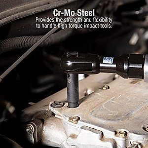 Sunex 3330, 3/8" Drive Master Impact Socket Set, 12 Pt., 29Piece, Metric, 8mm-22mm, Standard/Deep, Cr-Mo Steel, Heavy Duty Storage Case, Includes Universal Joint