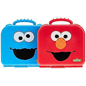 Sesame Street On The Go Letters & Numbers with Elmo & Cookie Monster, 2 Take Along Cases, Learning Toy For Toddlers, Kids Ages 2 Years Old & Up