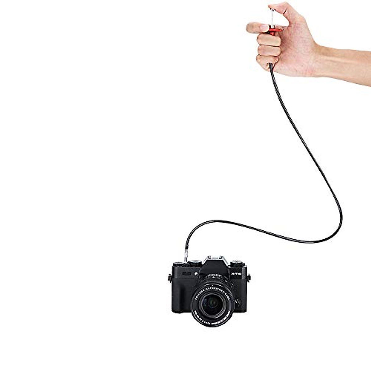 JJC Mechanical Shutter Release Cable Cord with Bulb-Lock for Fuji Fujifilm X-T5 X-T4 X-T3 X-T30 X-PRO3 X100V X-T2 X-T20 X-PRO2 X100F X-E4 X-E3,Sony RX1R II RX10 IV III,Lecia M10 M9,Nikon Df F3 & More