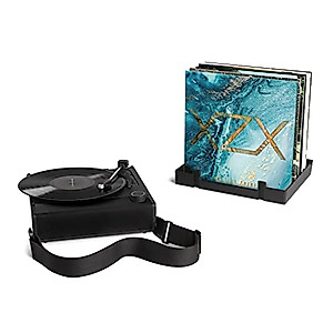 Victrola Revolution GO 3-Speed Bluetooth Portable Record Player with Built-in Speakers | Black VSC-750SB-BLK