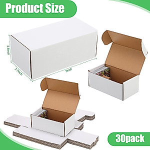 20 Pcs 400 Count Trading Card Storage Box Cardboard Baseball Card Storage Box Collectible Trading Card Cases for Sports Cards Gaming Cards Game Collecting Holder Supplies