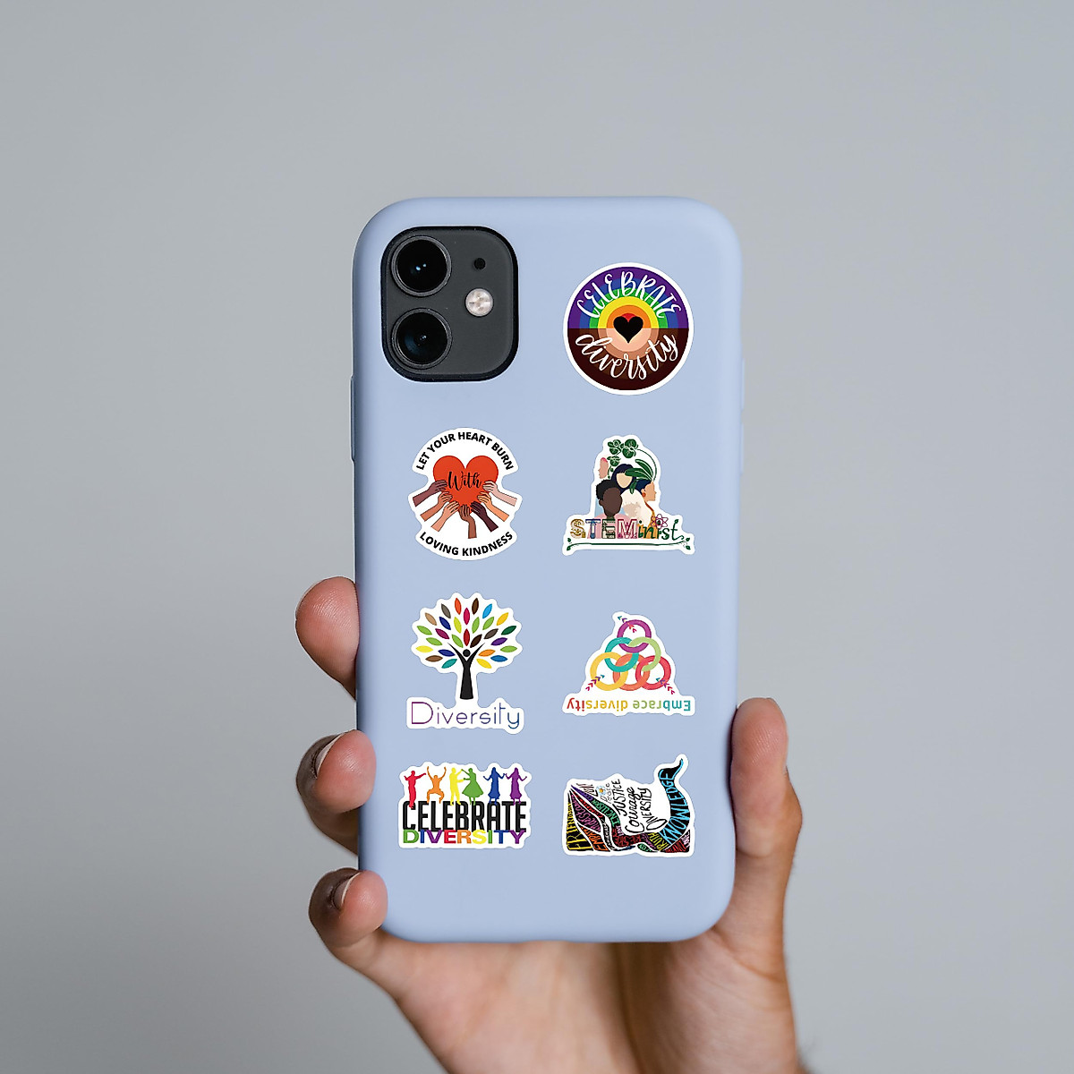 50pcs Diversified Stickers Pack, Beautiful Vinyl Waterproof Sticker Decals for Water Bottles, Laptops, Phones, Skateboards, Helmets, Hard Hats, Suitable for Kids Teen Adults Party Supplies Decor