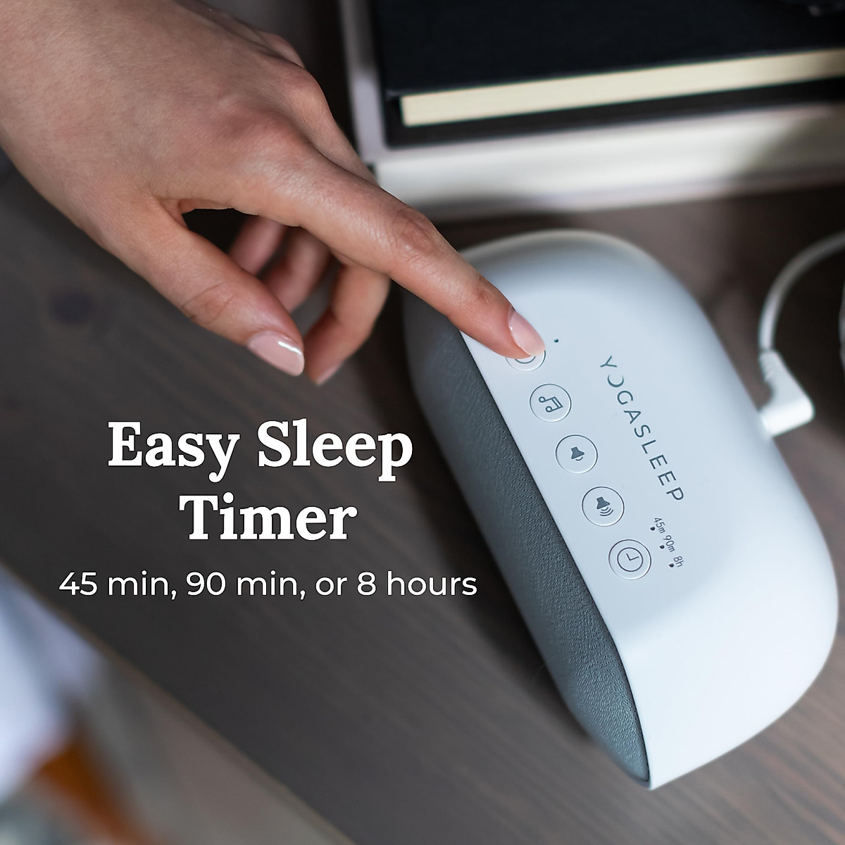 Yogasleep Soundcenter 6 Sound White Noise Machine with Timer Sleep Therapy for Adults & Baby 25 Volume Settings