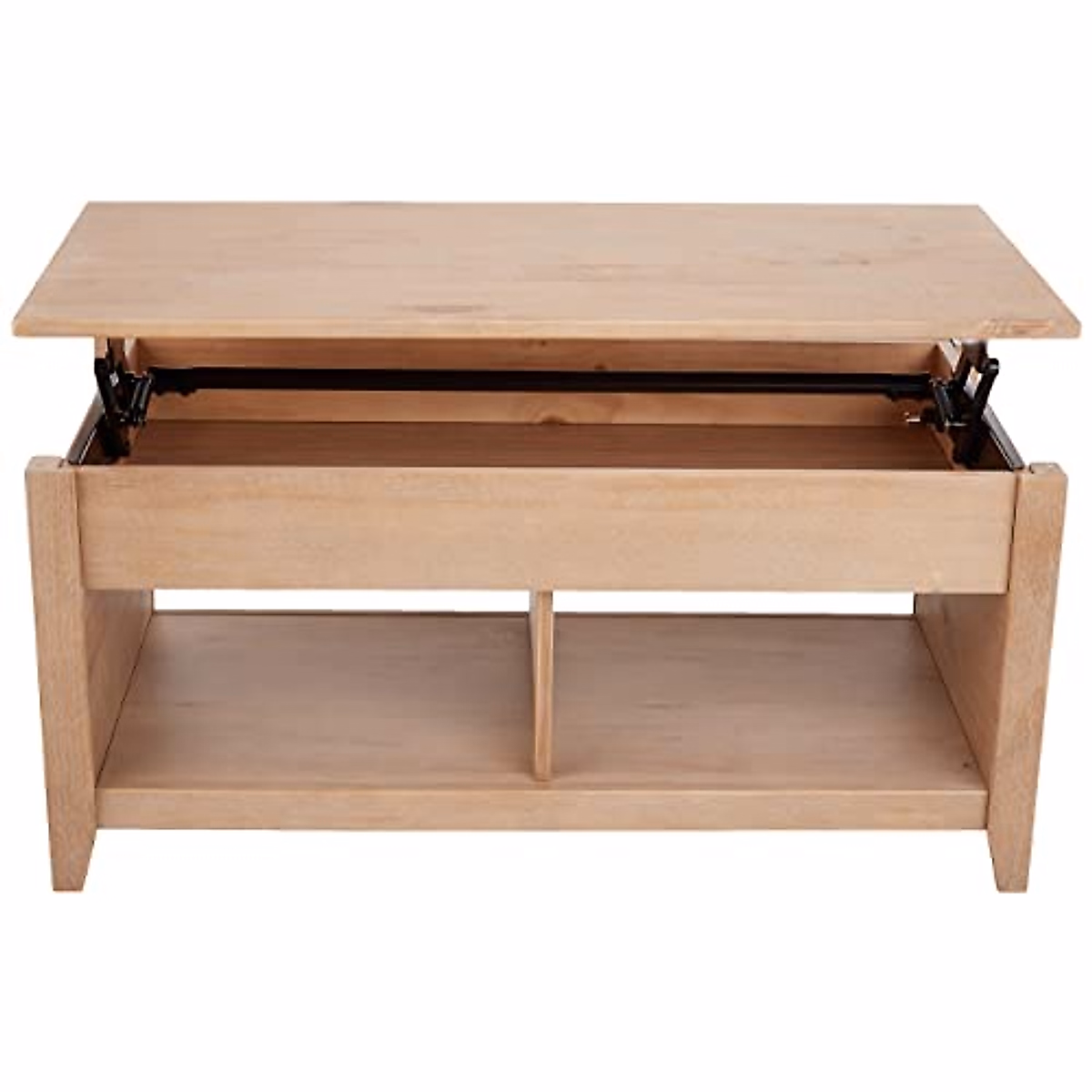 Amazon Basics Lift-Top Storage Coffee Table, Natural