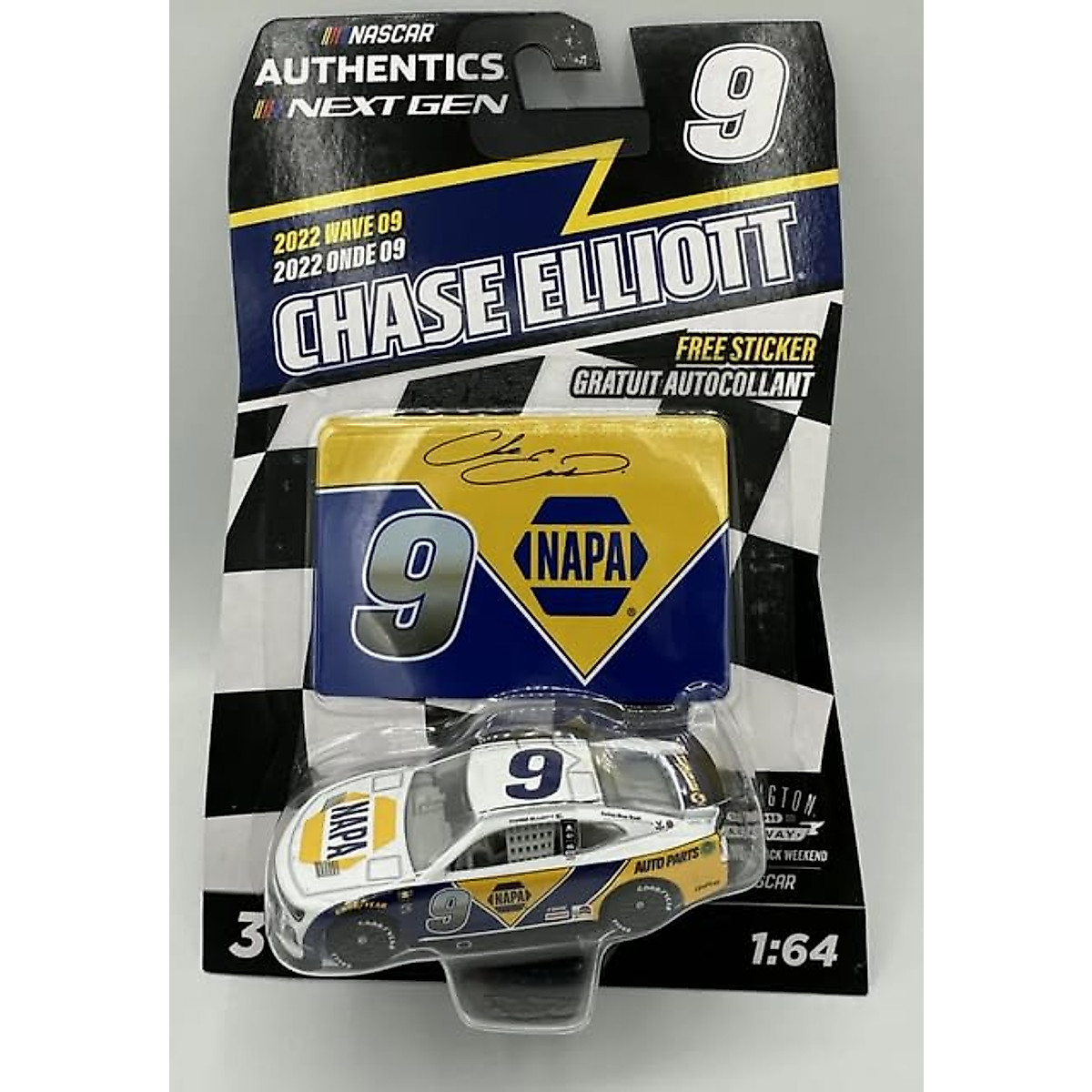 Nascars Authentics Chase Elliott, Next Gen 2022 Wave 9