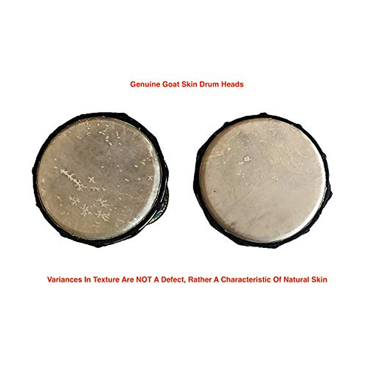 JIVE Djembe Drum Bongo Congo African Drum Wooden Hand Drum Professional Sound (12" High - Painted)