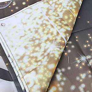 Belrew Durable Bride to Be Backdrop Banner, Bridal Shower, Engagement, Bachelorette Party Backdrop, Wedding Party Background Decoration - Gold 6ft x 3ft