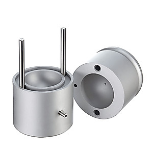 ICE BALL PRESS For Perfect Cocktails. creating crystal-clear BALLS 55mm. your home bar., Silver