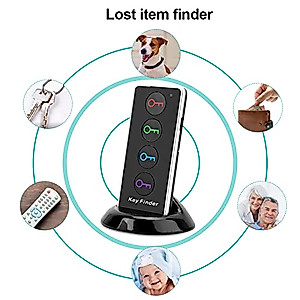 Key Finder, Remote Finder Wireless Key Wallet Finder TV Remote Control Locator Voice Control Anti Loss Device Smart Finder