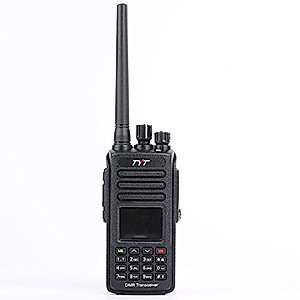 TYT MD-UV390 Dual Band VHF UHF DMR Radio W/GPS Waterproof Dustproof IP67 Walkie Talkie w/Free Cable