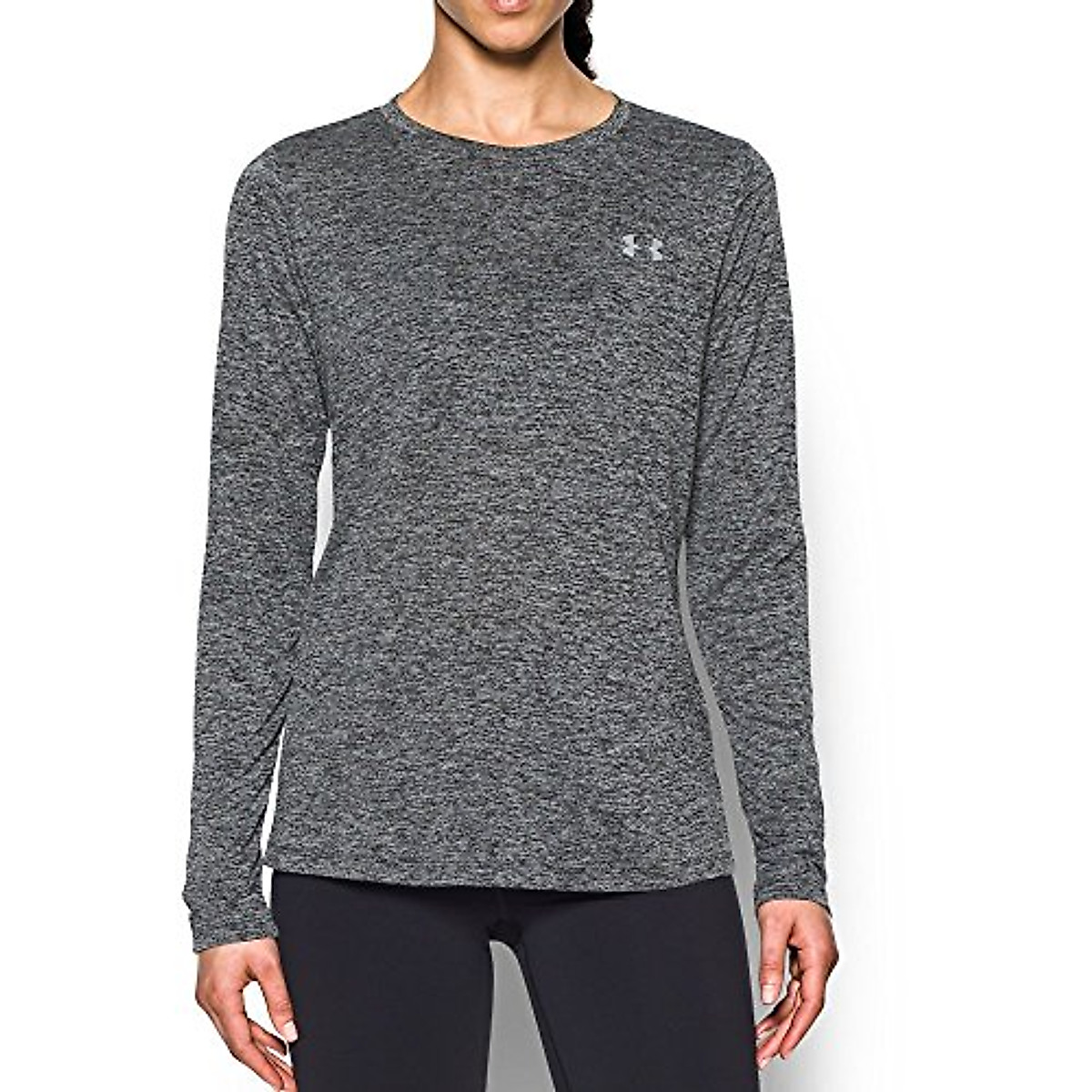 Under Armour Women's UA Tech™ Twist Crew Long Sleeve LG Black