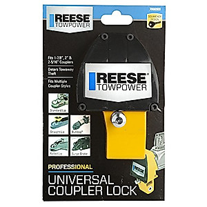 Reese Towpower 7066900 Professional Universal Coupler Lock , Black